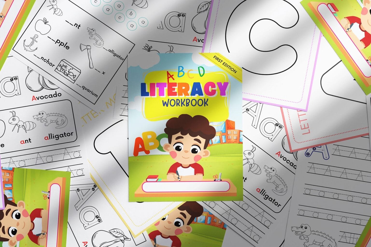 LITERACY WORKSHEET (118 PAGES FROM A TO Z) - Kaguro Ph