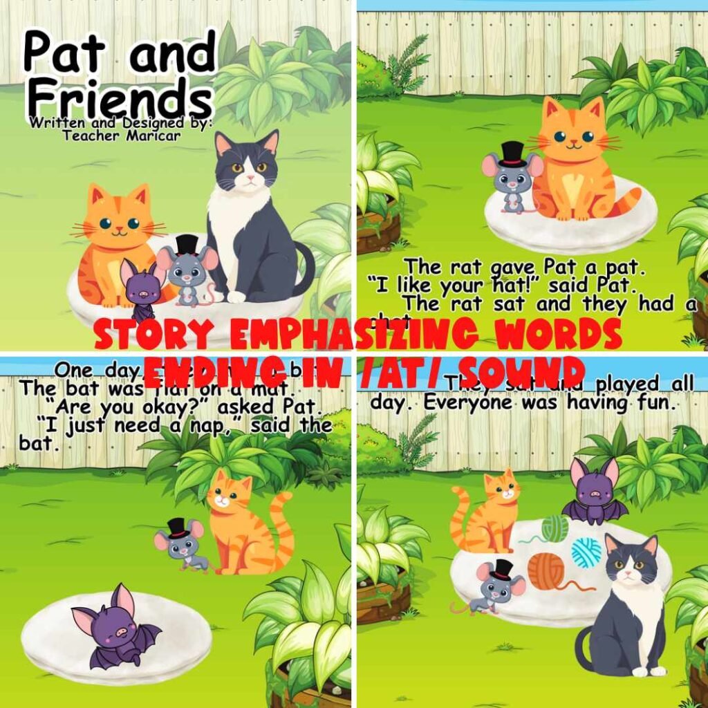 PHONICS-BASED STORY: PAT AND FRIENDS - Kaguro Ph