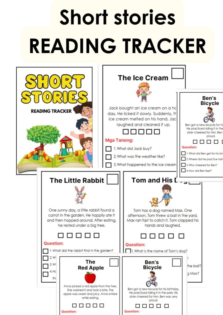 Short STORIES (reading tracker) - Kaguro Ph