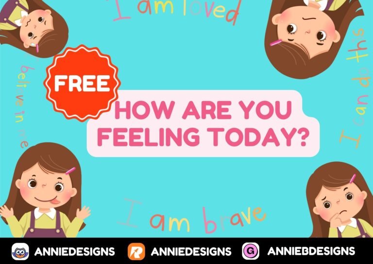 FREEBIE – HOW ARE YOU FEELING TODAY CHART | By: Annie Bustillos ...
