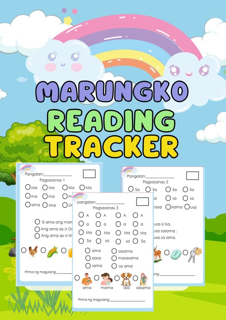 READING TRACKER(MARUNGKO BASED) - Kaguro Ph