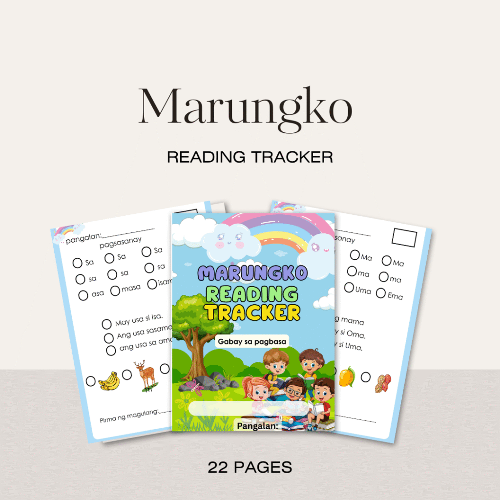 Marungko Reading Tracker - Kaguro Ph