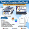 Template 1 – Elegant Blue & Gold Recognition Day Certificate Template – DepEd Matatag Design ...