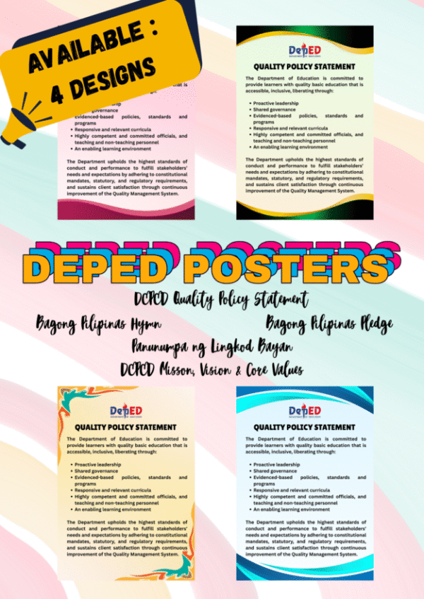 DEPED Posters - Kaguro Ph