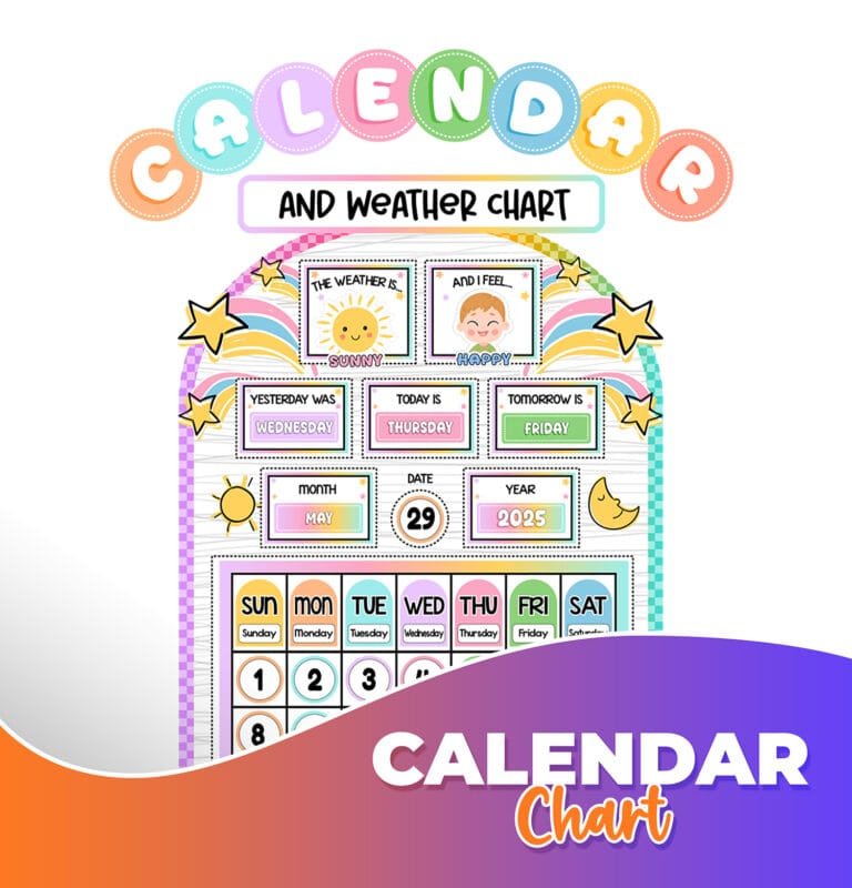New Calendar Chart 2025 Design – Cute Hue Pastel Theme - Kaguro Ph