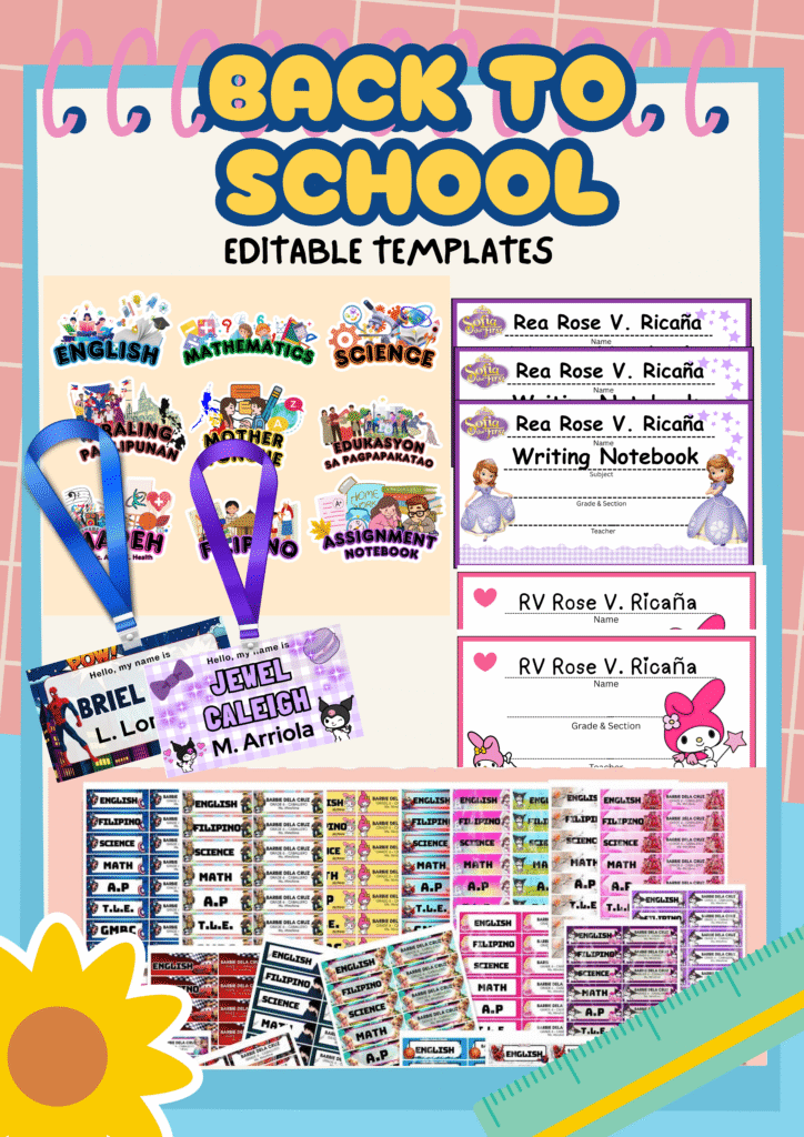 Back to School Templates - Kaguro Ph