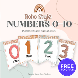 FREE – Cute Boho Style Classroom Decoration - Kaguro Ph