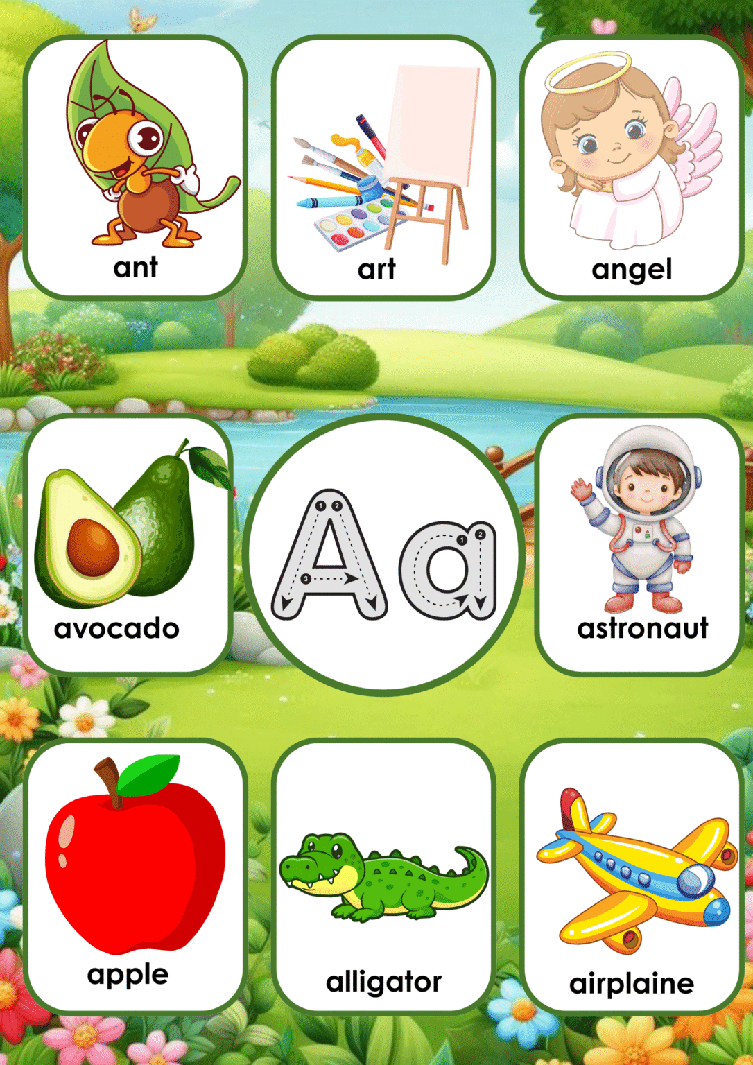 English Alphabet Chart A-Z - Kaguro Ph