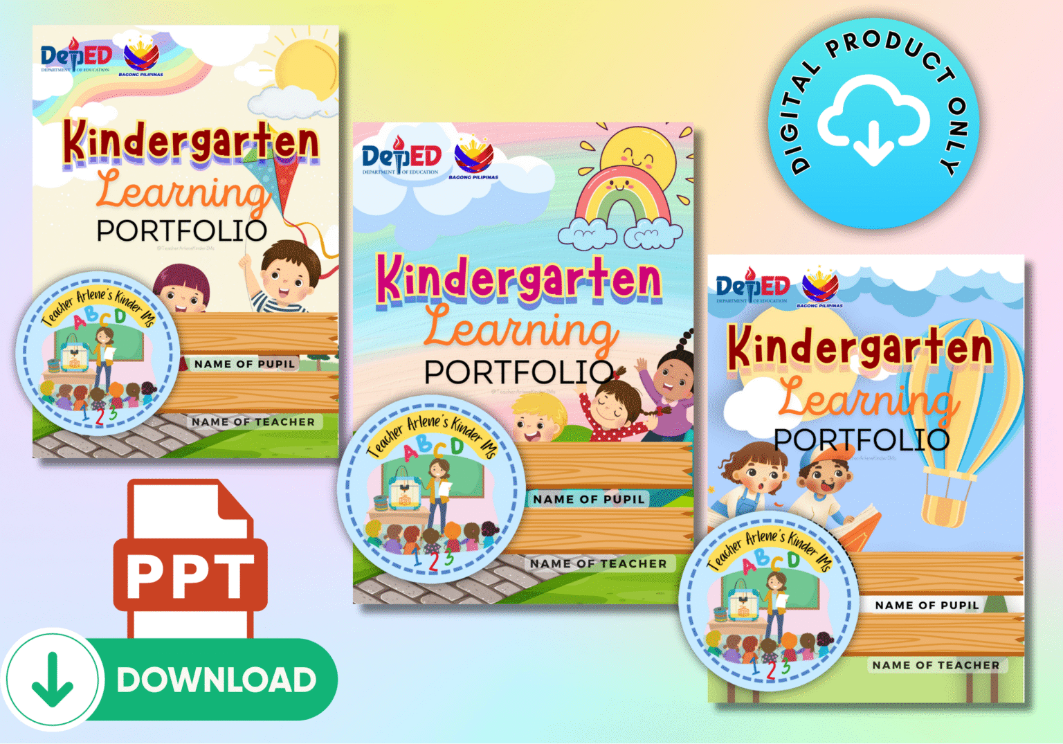 Editable Portfolio Cover Designs - Kaguro Ph