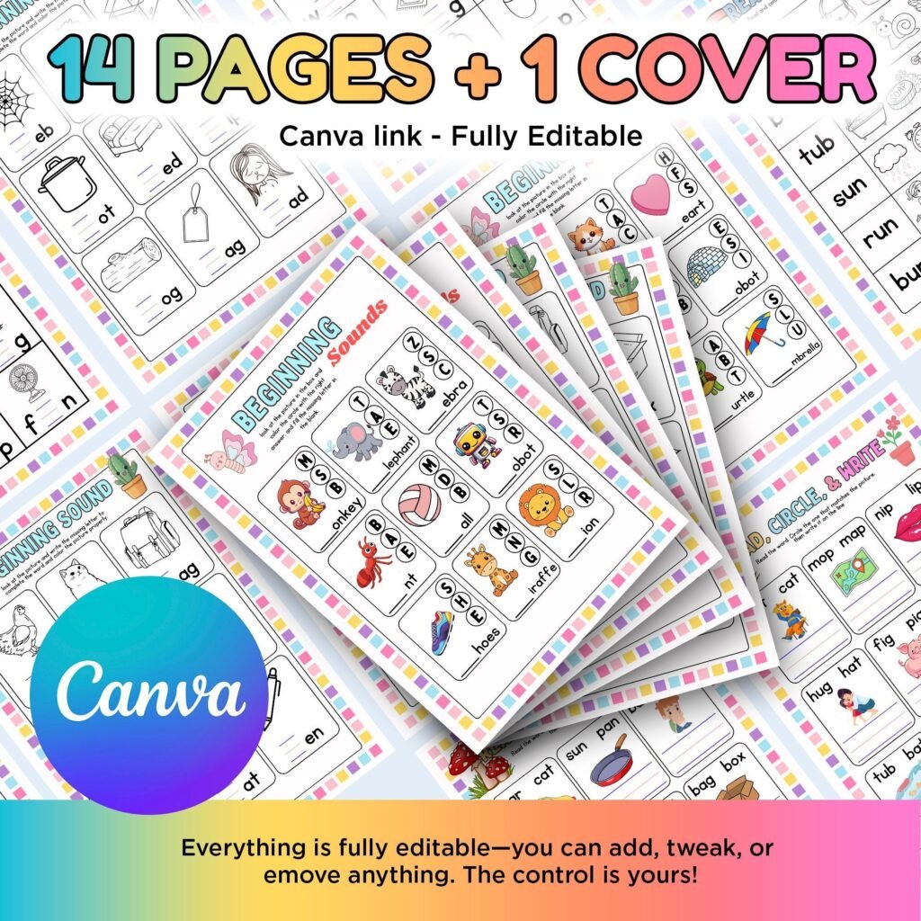 Kindergarten – Beginning Reading Activity Book - Kaguro Ph