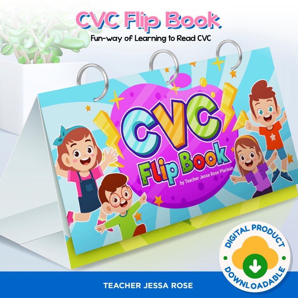 CVC Flip Book – Interactive and Fun-way of Learning CVC Words - Kaguro Ph