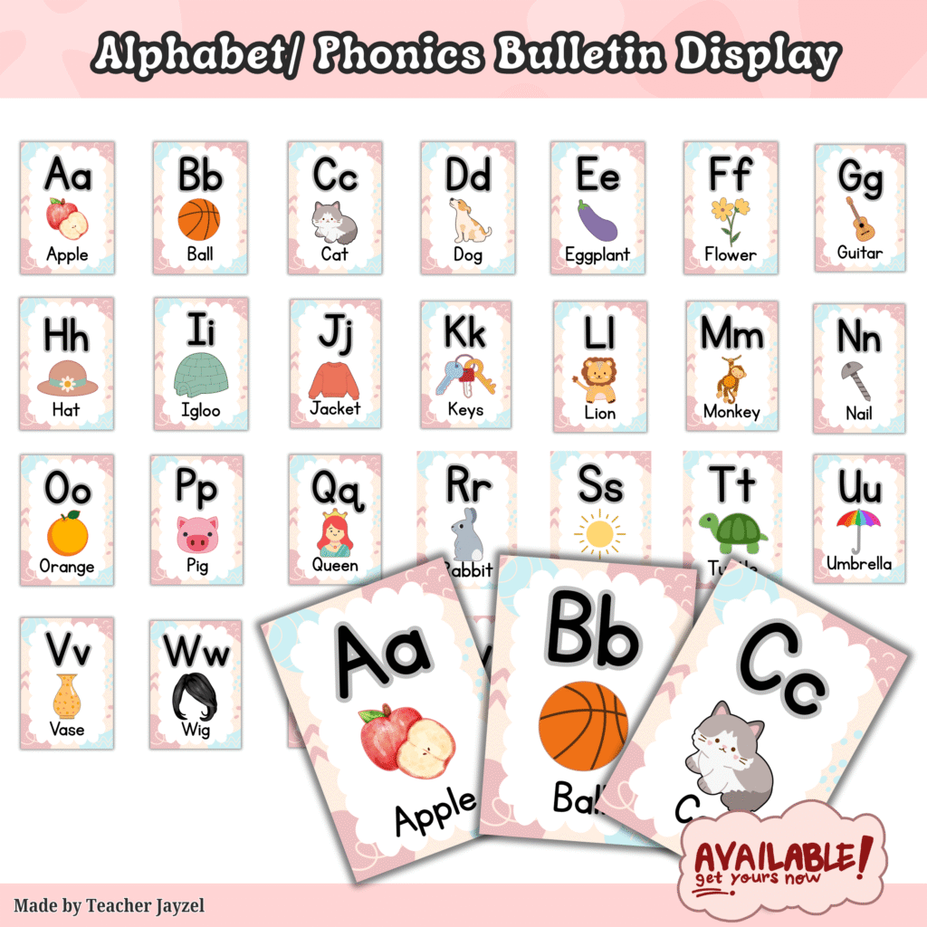 ALPHABETS CLASSROOM DISPLAY - Kaguro Ph