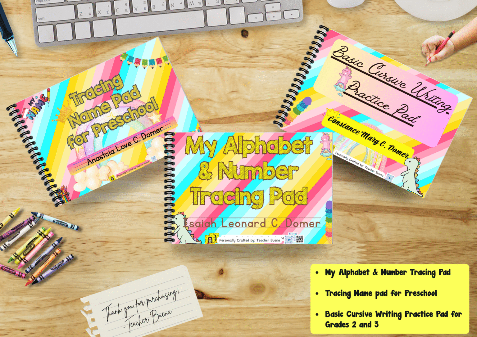 Tracing Pad Practice Bundles - Kaguro Ph