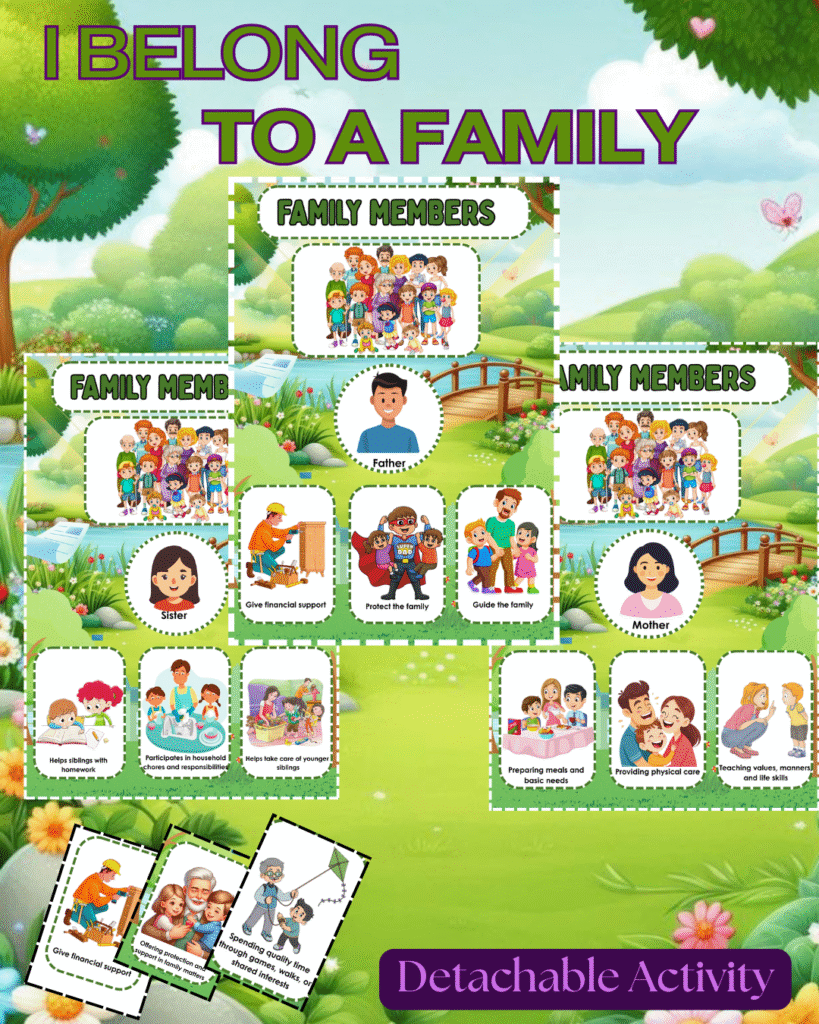 I belong to a family – detachable Activity - Kaguro Ph