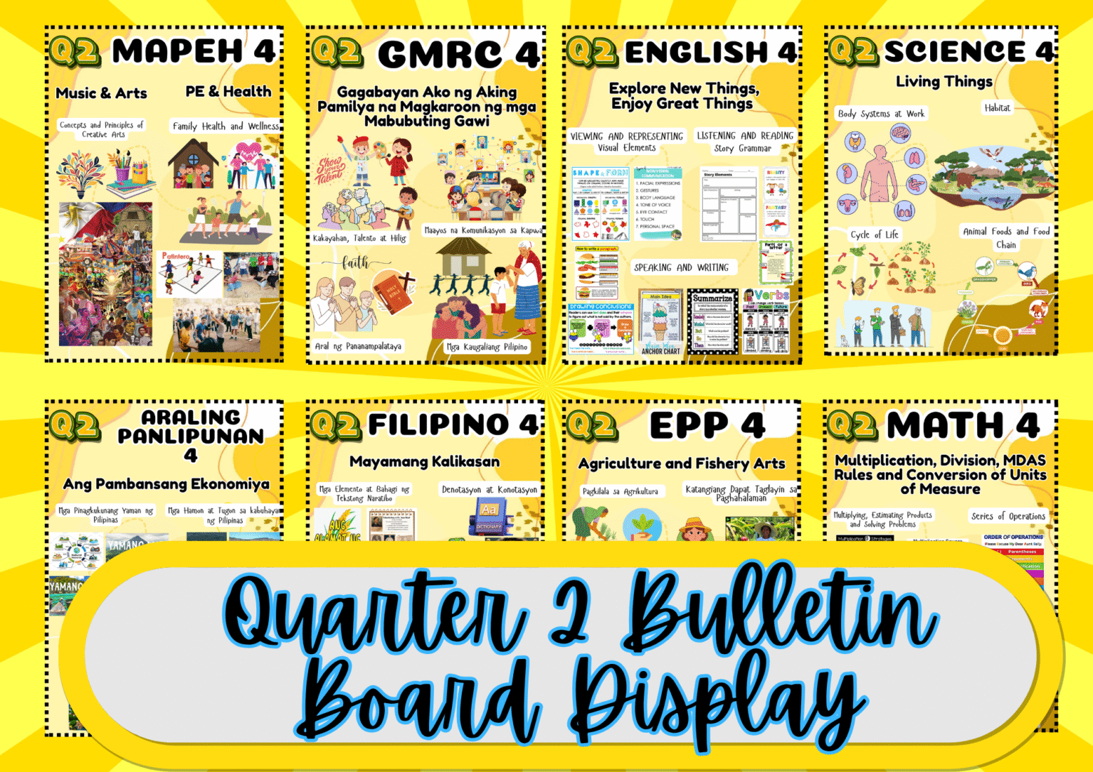 Q2 Bulletin Board Display Grade 4 - Kaguro Ph