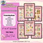 GRADE 4 Bulletin Board (PINK) Q1-Q4 - Kaguro Ph