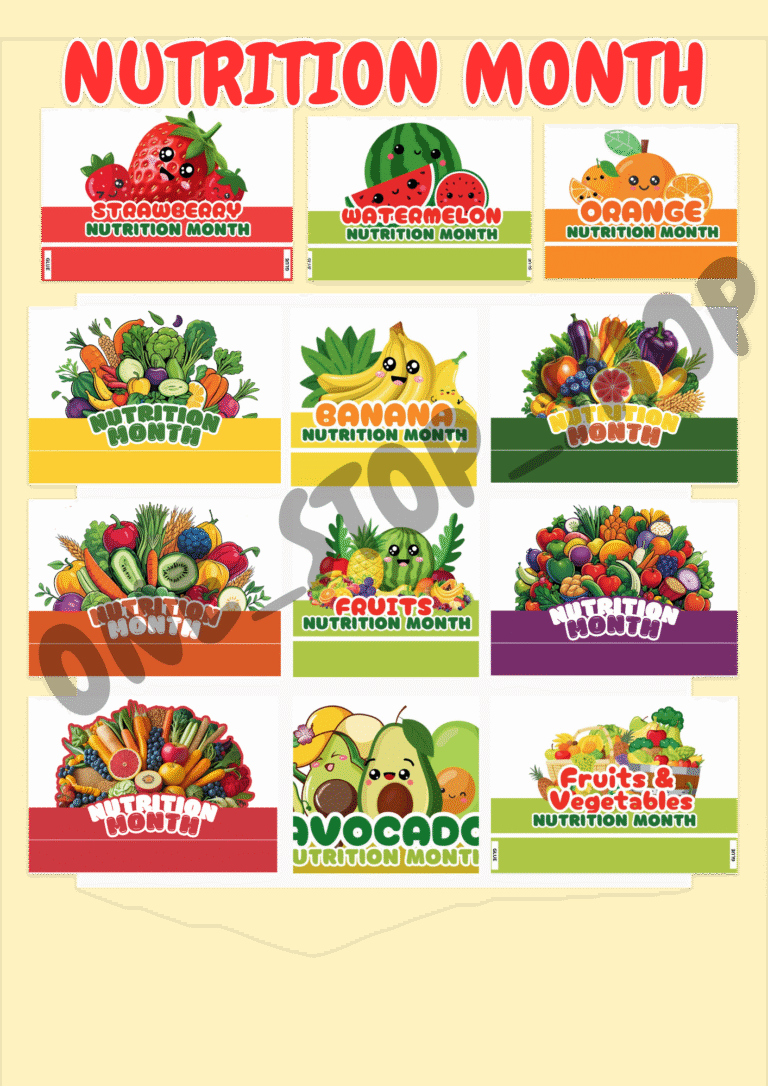 Nutrition Month Headdress Props - Kaguro Ph