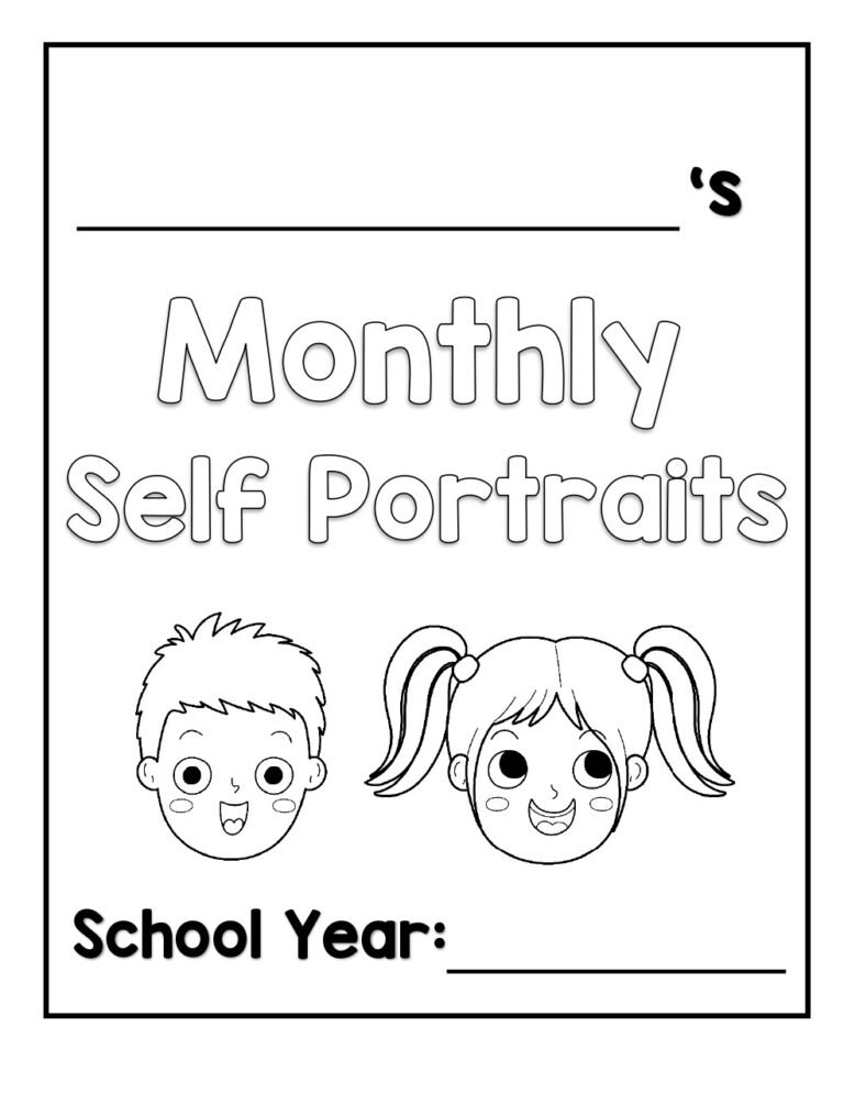 Monthly Self Portraits for Kindergarten - Kaguro Ph