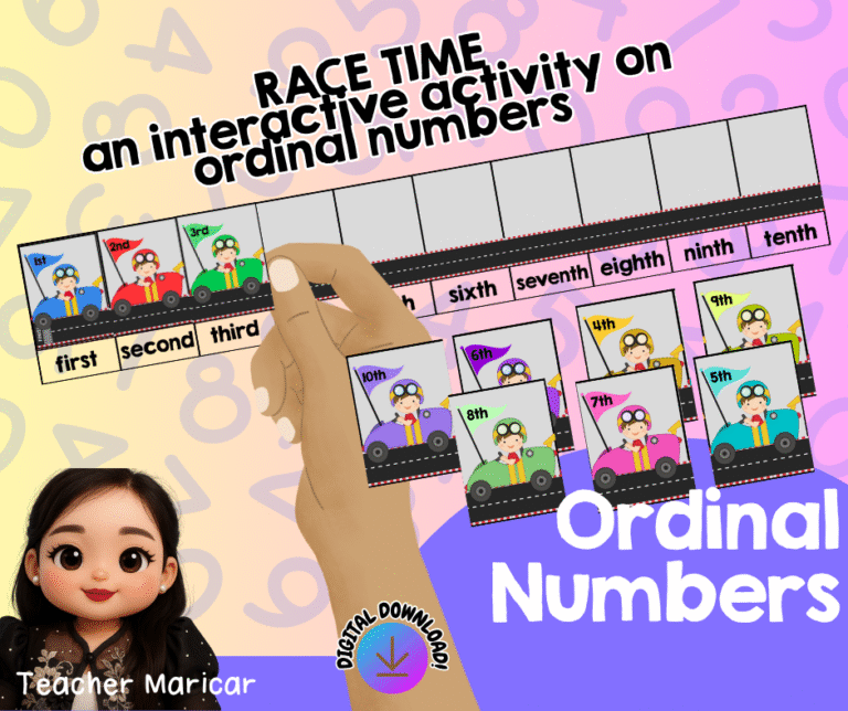 RACE TIME: AN ORDINAL NUMBERS ACTIVITY - Kaguro Ph