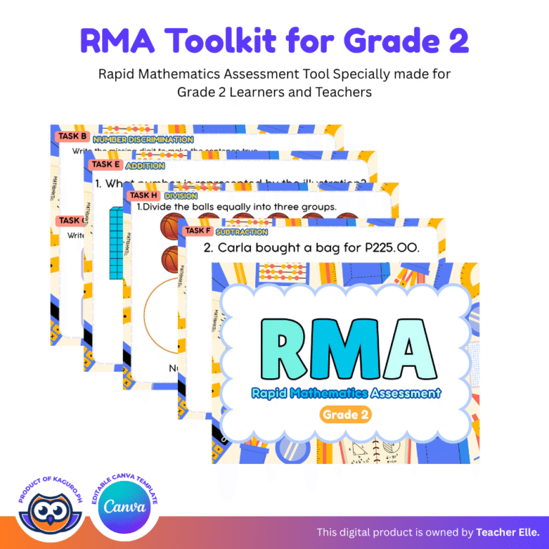 RMA Toolkit for Grade 2 - Kaguro Ph