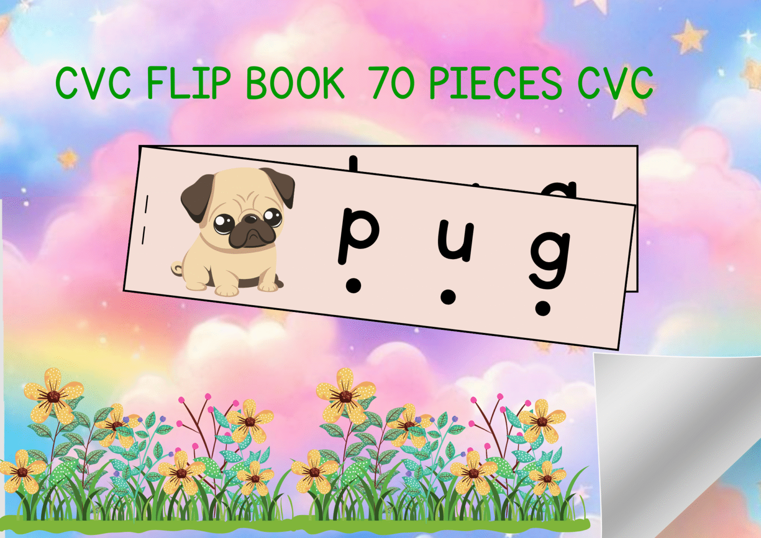 CVC Words Flip Book - Kaguro Ph