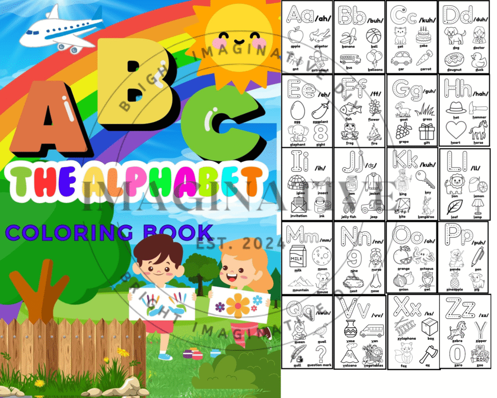 Alphabet Coloring Book – Fun & Educational A–Z Printable Pages! 🖍️ ...