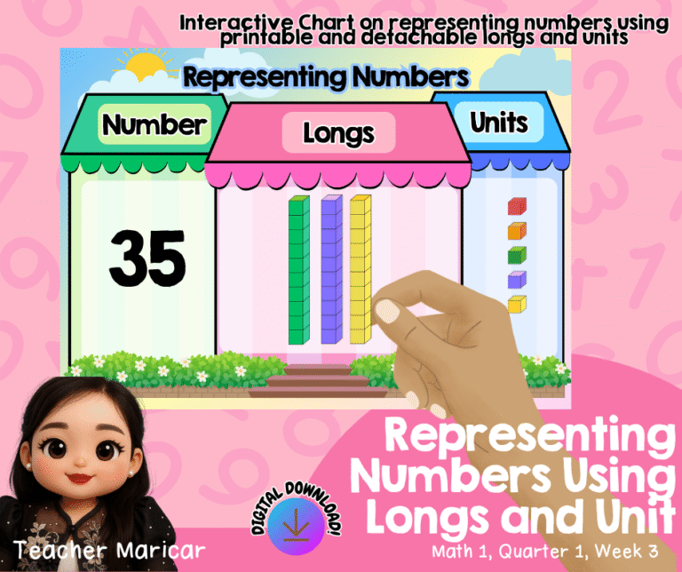 REPRESENTING NUMBERS USING LONGS AND UNITS INTERACTIVE CHART (Math 1 ...
