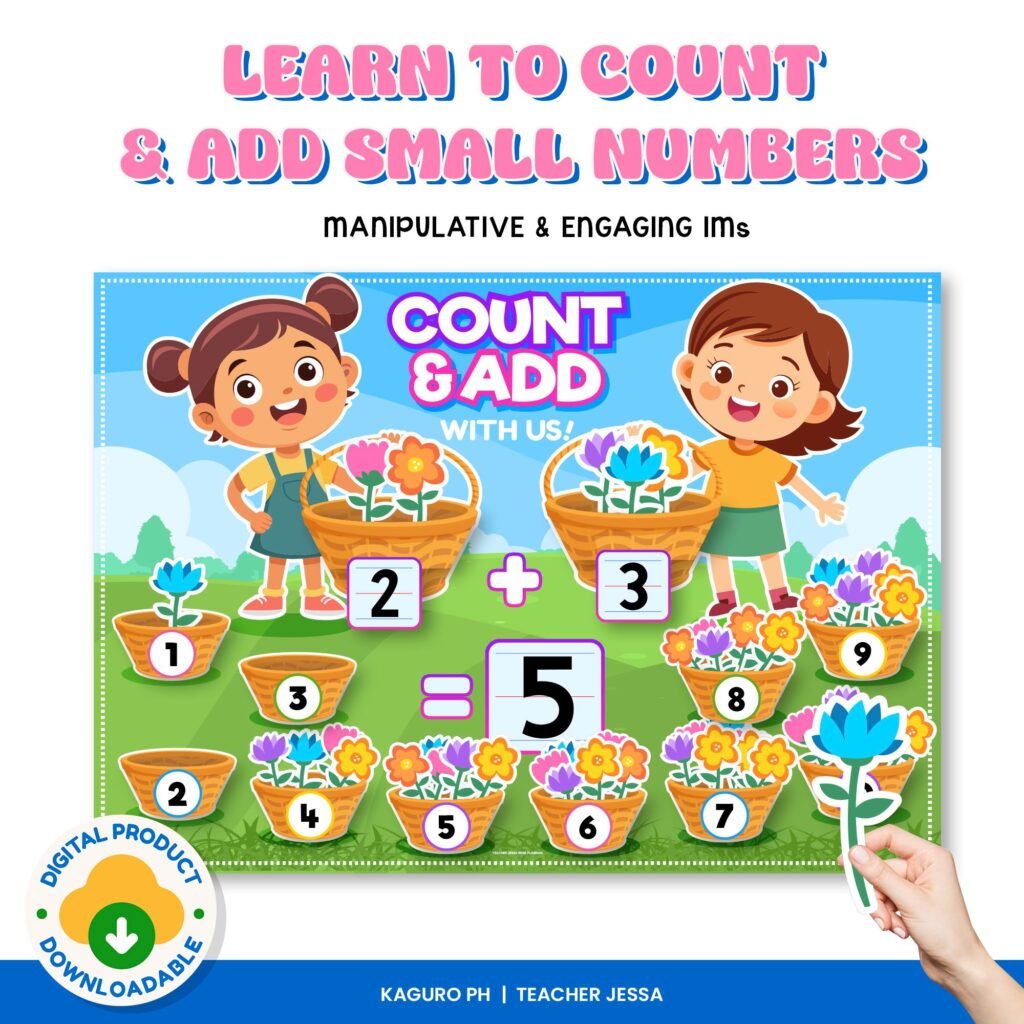 LEARN TO COUNT AND ADD SMALL NUMBERS – CHART - Kaguro Ph