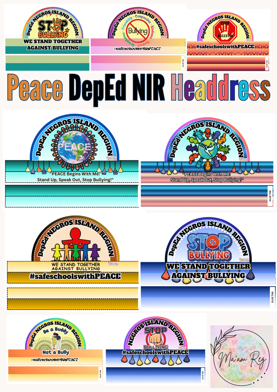 Peace DepEd NIR Headdress Collection - Kaguro Ph