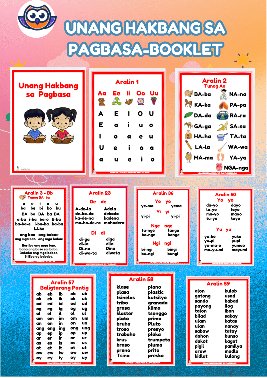 BOOKLET-UNANG HAKBANG SA PAGBASA - Kaguro Ph