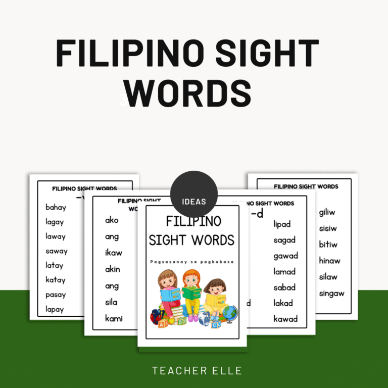 FILIPINO SIGHT WORDS - Kaguro Ph