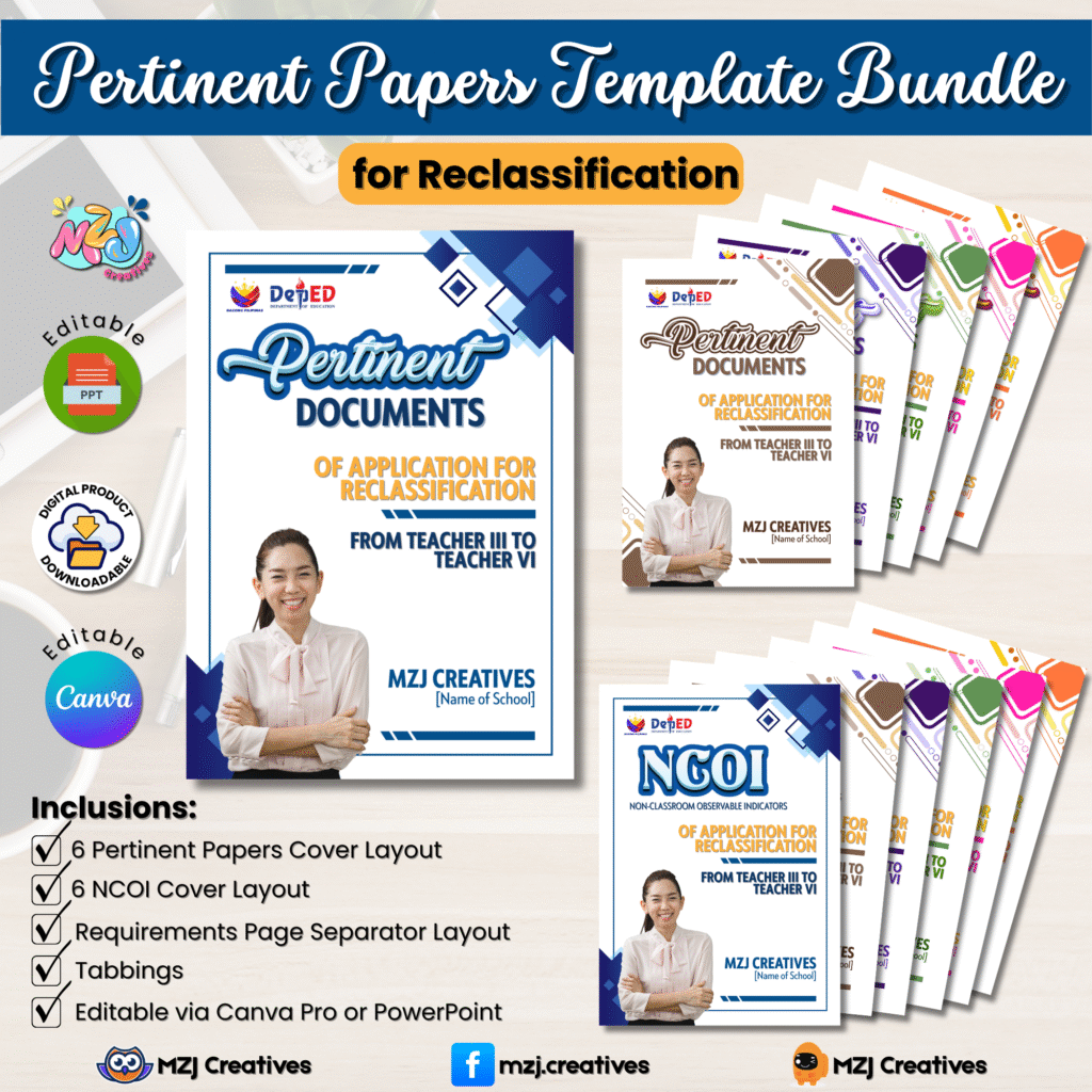 Pertinent Documents Portfolio for Reclassification Bundle - Kaguro Ph