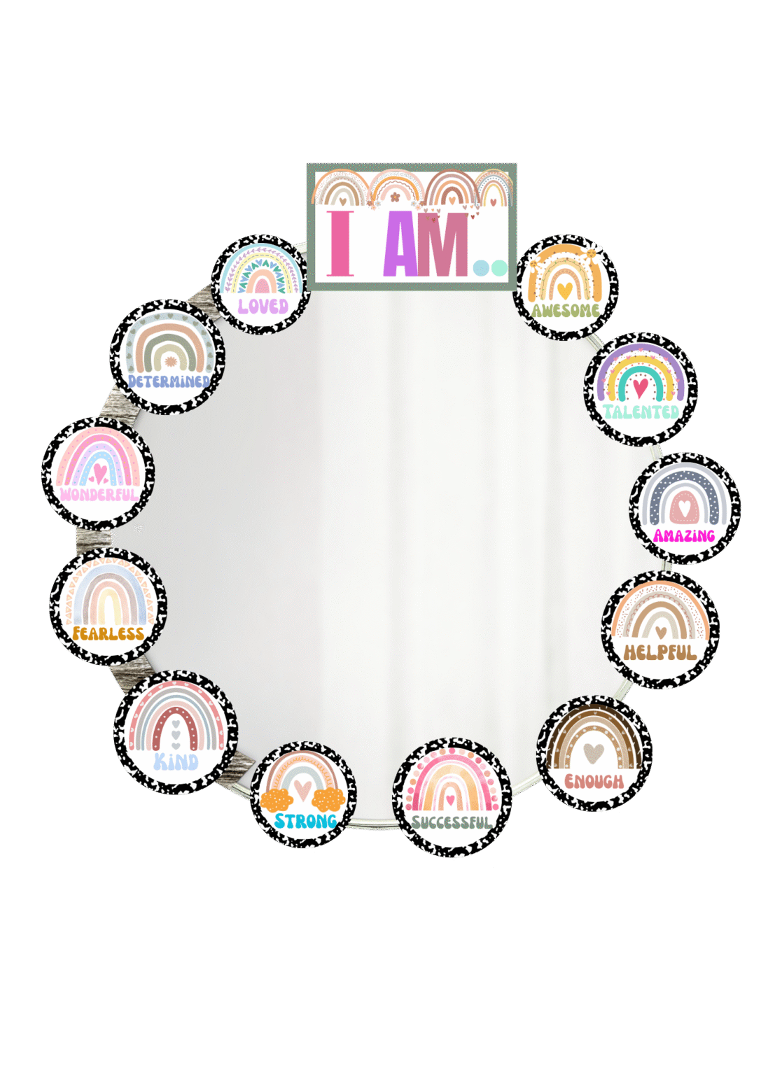 Boho Rainbow Affirmation Station - Kaguro Ph