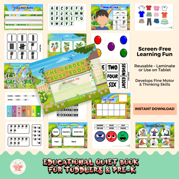 Ultimate Busy Book Bundle for Kids I 8 Fun Learning Themes | Printable ...
