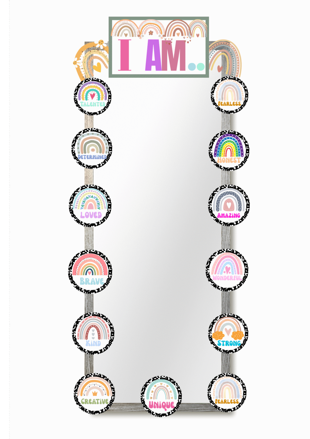 Boho Rainbow Affirmation Station - Kaguro Ph