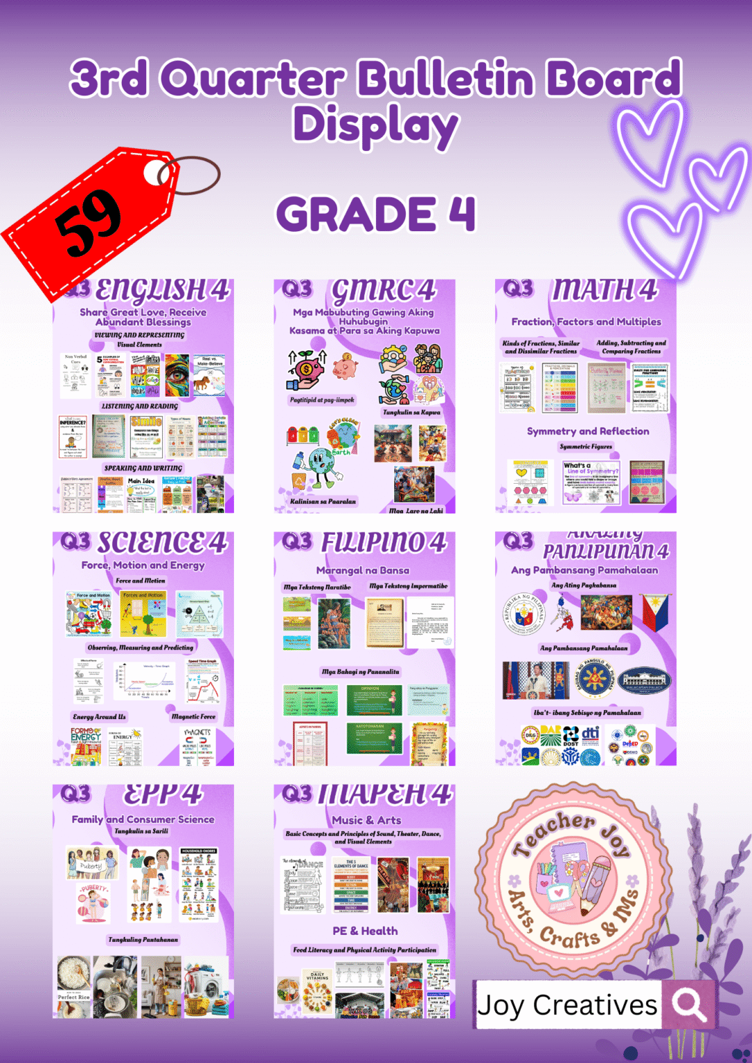 Q3 Bulletin Board Display Grade 4 - Kaguro Ph