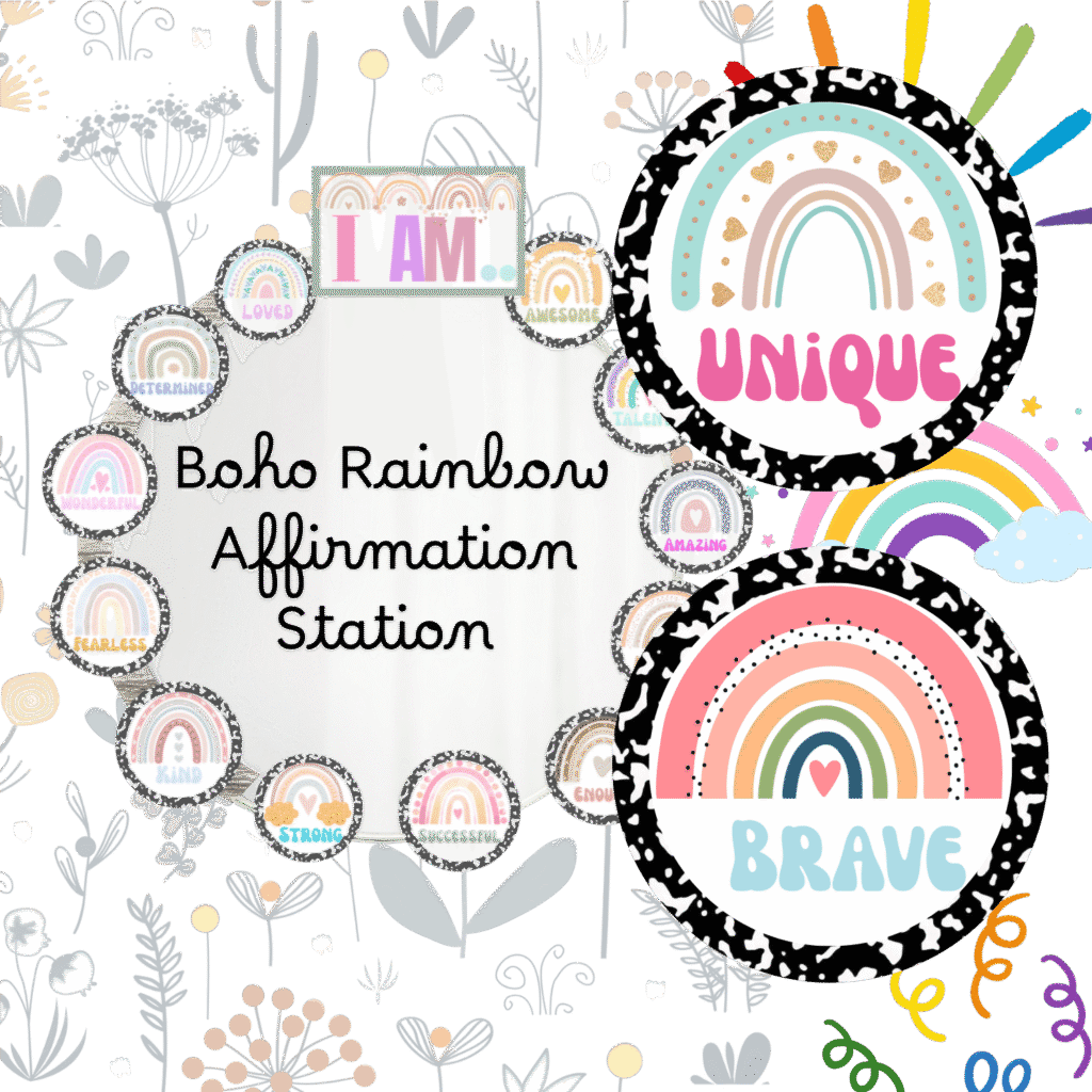 Boho Rainbow Affirmation Station - Kaguro Ph