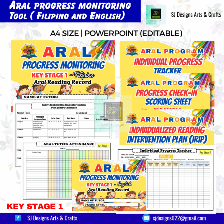 ARAL PROGRESS MONITORING TOOL FOR KEY STAGE 1 - Kaguro Ph