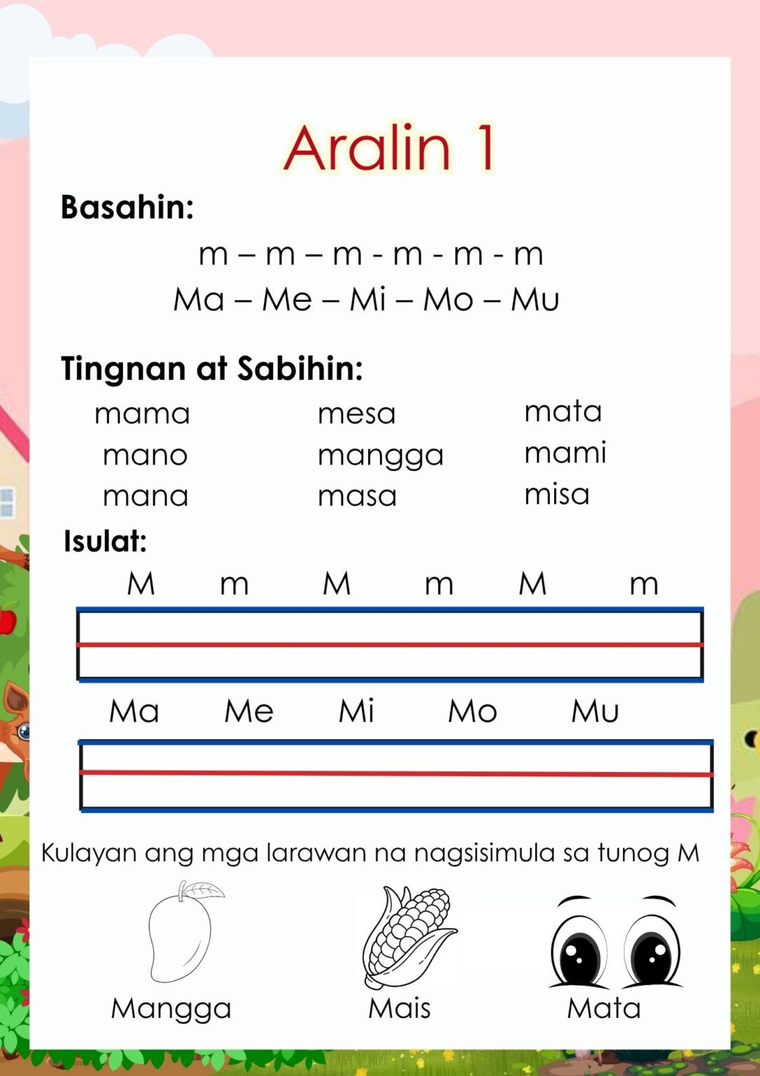 PAGSASANAY NA ARALIN - Kaguro Ph