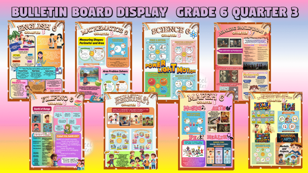 Quarter 3 Bulletin Board Display Grade 6 - Kaguro Ph
