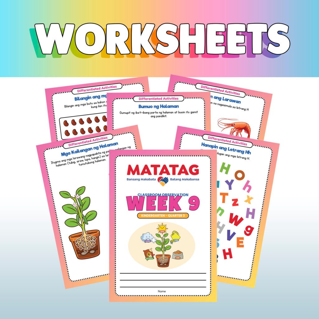 CLASSROOM OBSERVATION Package – Quarter 3 Week 9 – Complete set - Kaguro Ph