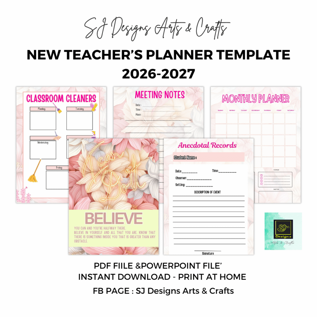 PINK TEACHER’S PLANNER 2026-2027 - Kaguro Ph