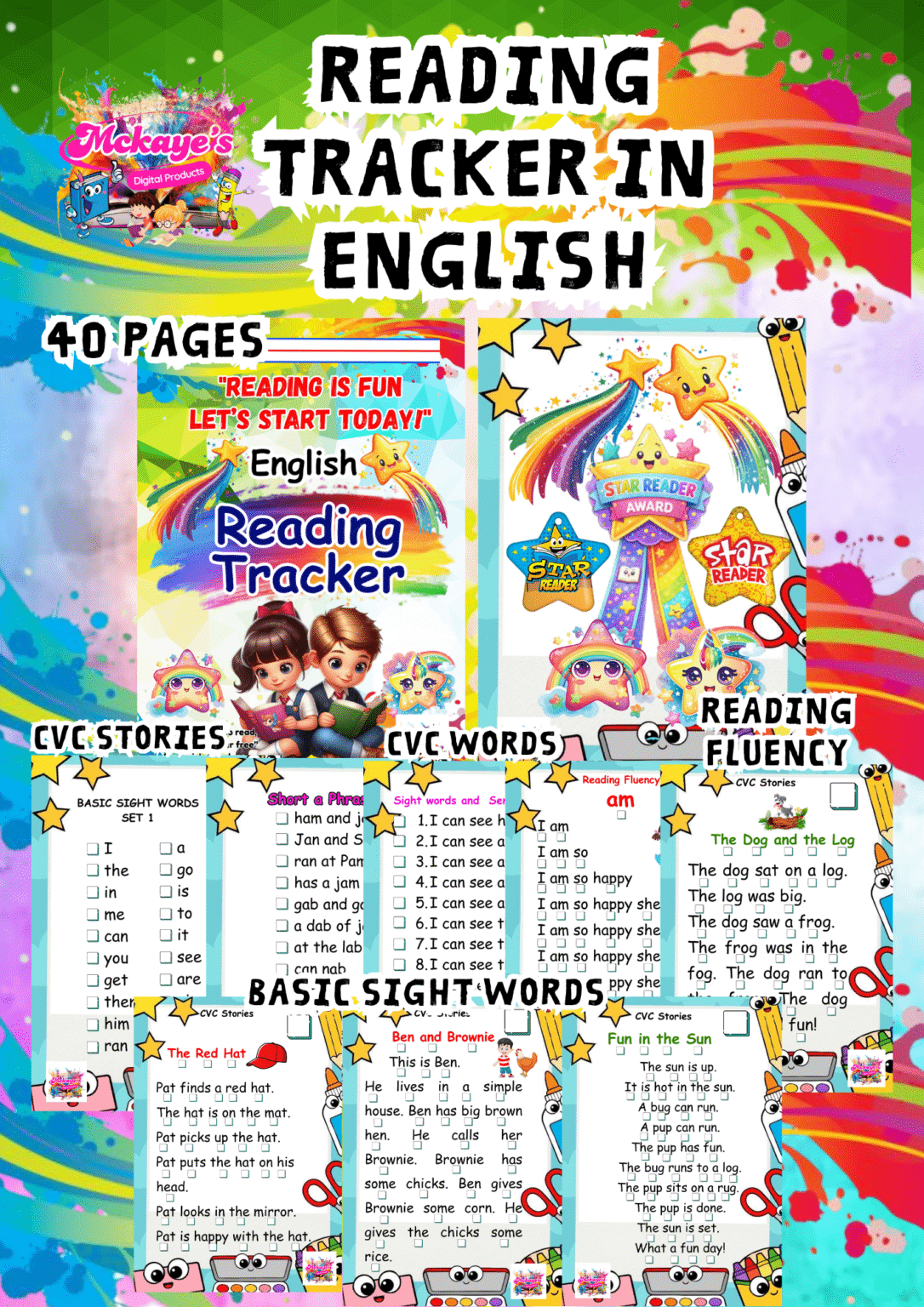 READING TRACKER IN ENGLISH FOR GRADE 1 - Kaguro Ph