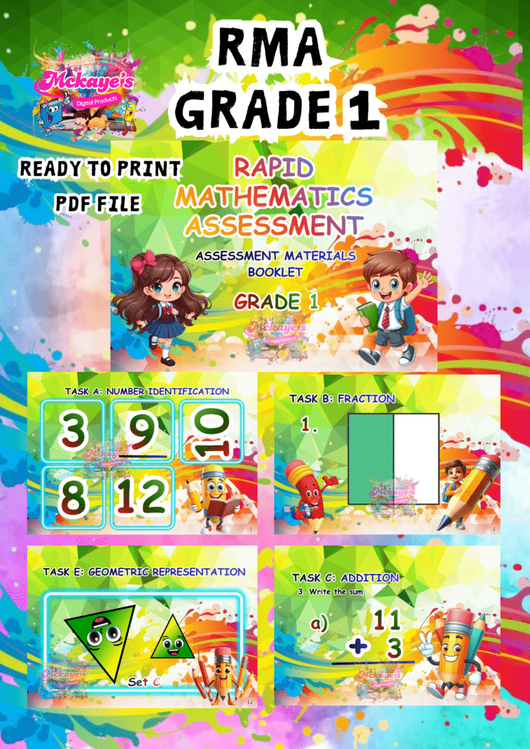 RAPID MATHEMATICS ASSESSMENT FOR GRADE 1 – Ready to print - Kaguro Ph