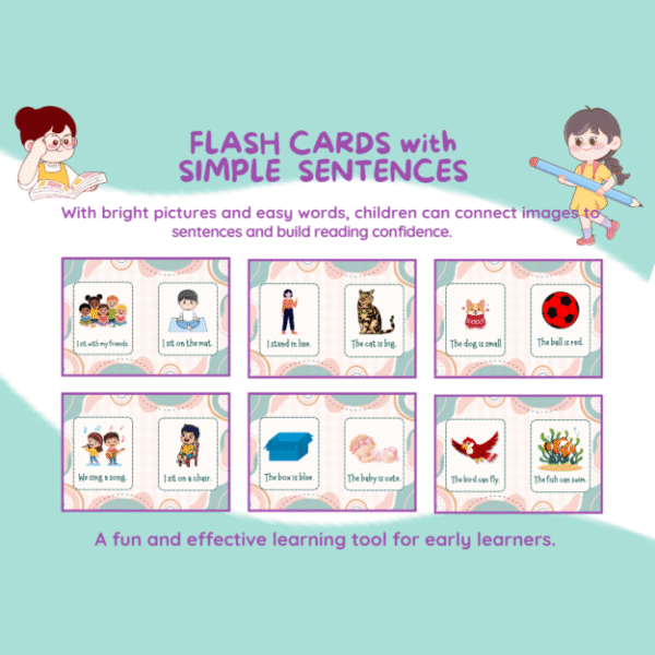 FLASH CARDS with SIMPLE SENTENCES - Kaguro Ph