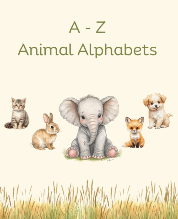 A–Z Animal Alphabet Book - Kaguro Ph