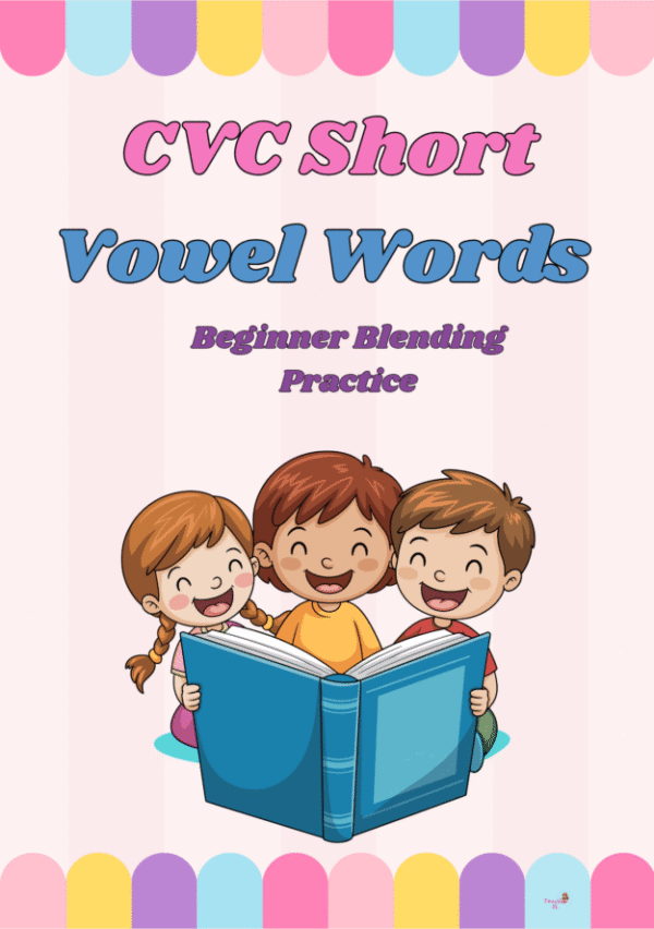 CVC Short Vowel Words Blending - Kaguro Ph