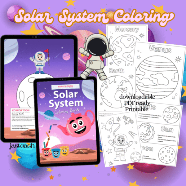 Solar System Coloring Book - Kaguro Ph