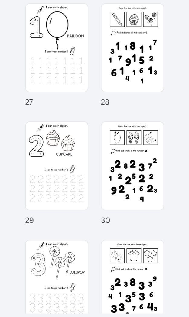 Numbers 1-10 activity - Kaguro Ph