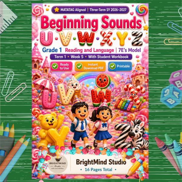 Grade 1 Reading & Language – Beginning Sounds COMPLETE Bundle | A-Z ...